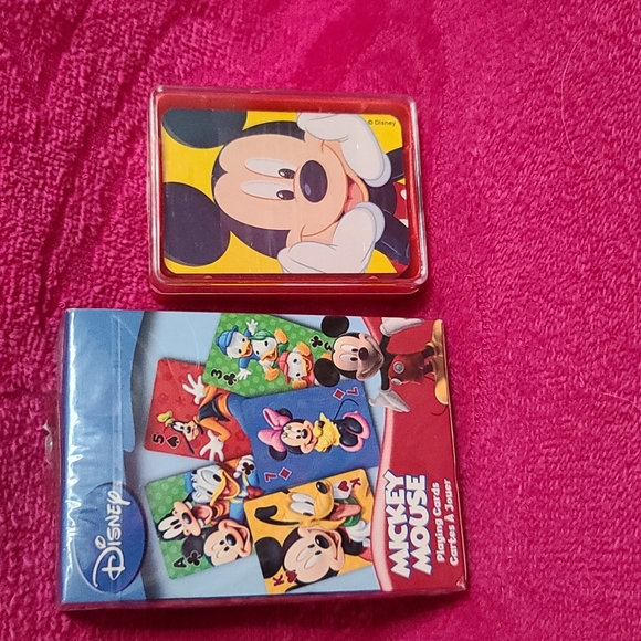 Disney | Toys | Vintage Mickey Mouse Playing Cards | Poshmark